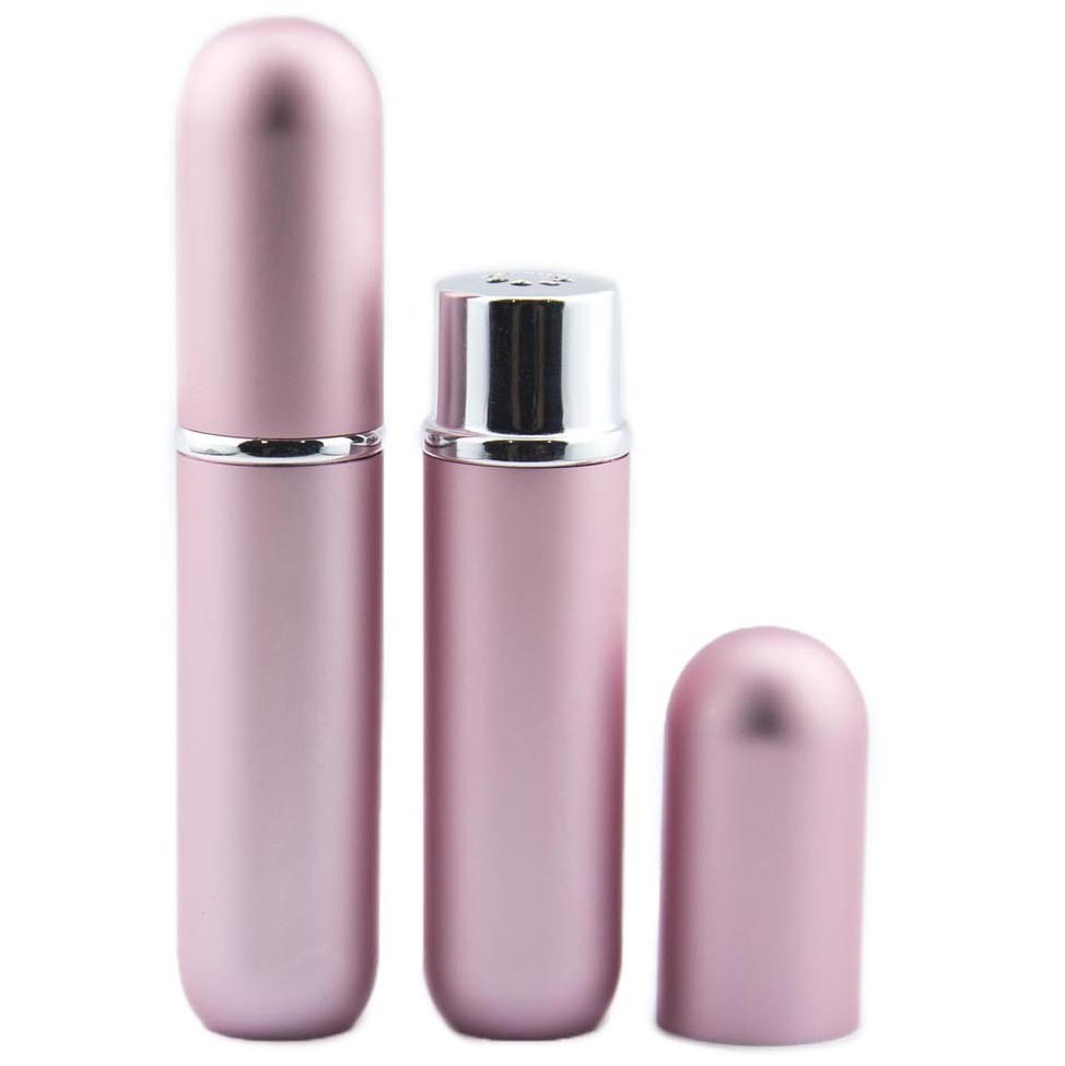 Nasal Inhaler, Pink, Aluminium With Glass Insert