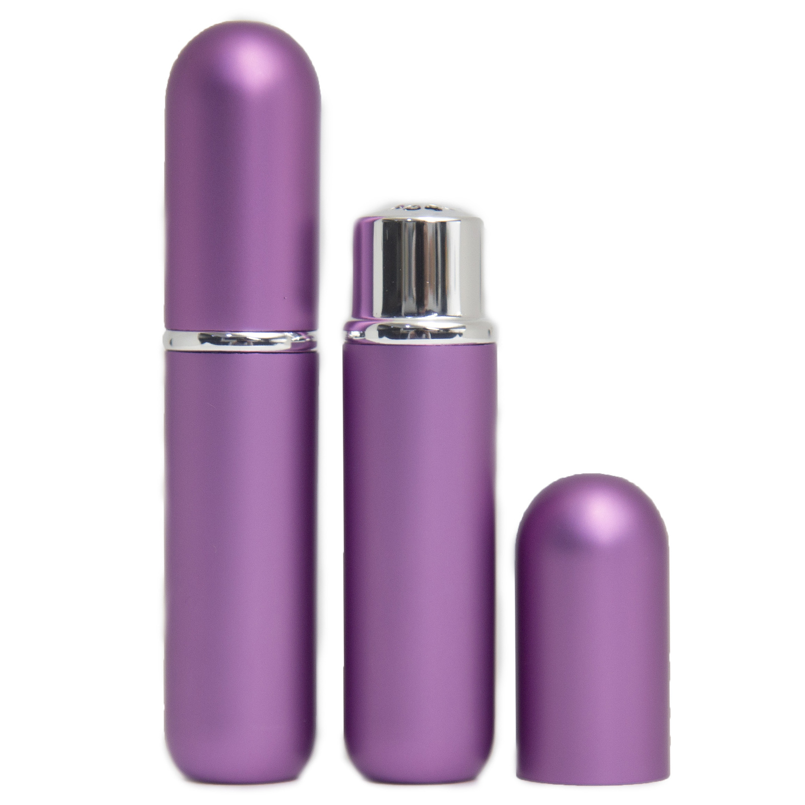 Nasal Inhaler, Purple Aluminium With Glass Insert